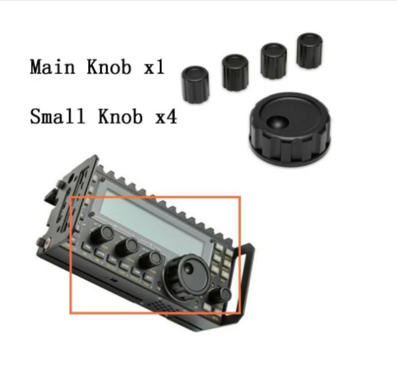Aluminum Knob Set for Elecraft KX3 Shortwave Transceiver 5pcs Knobs | eBay
