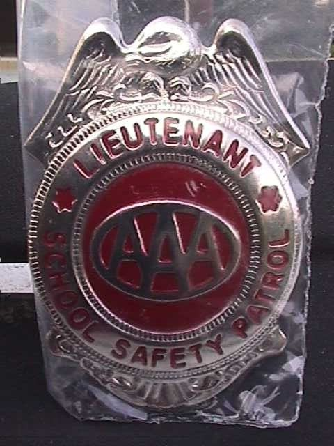 AAA SCHOOL SAFETY PATROL BADGE | eBay