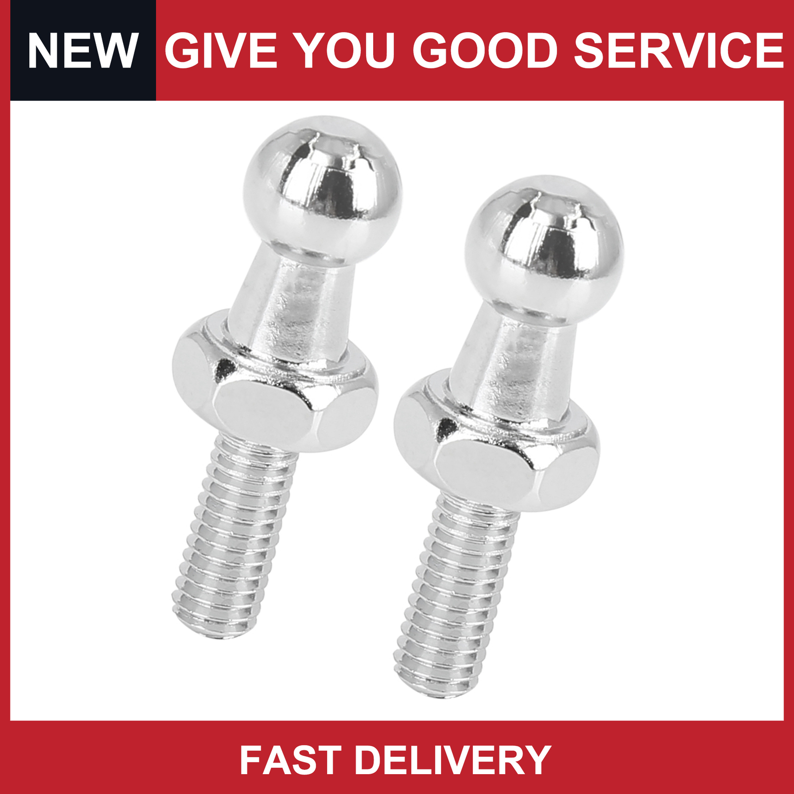 Universal M6X1.00 Ball Mount Threaded Stud for Bonnet Gas Spring Lift ...