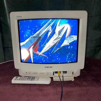 Sony Trinitron CRT TV 13" KV-13TR29 White OEM Remote Tube | eBay
