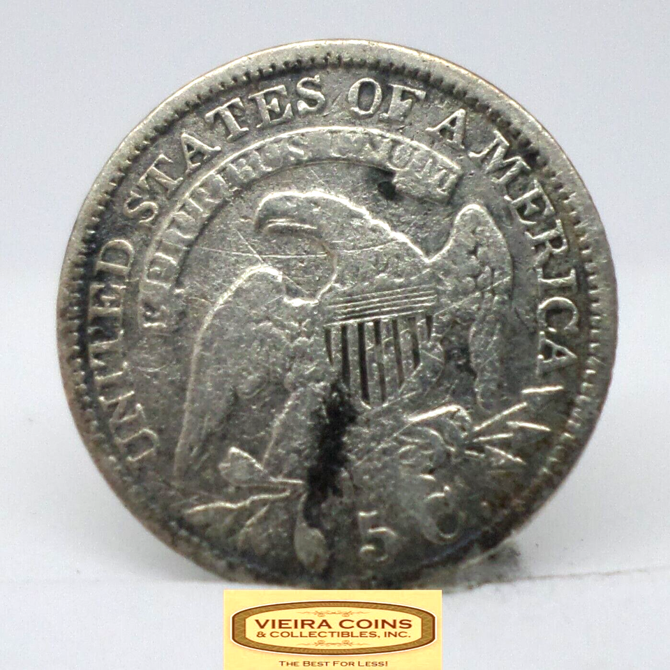 1830 Capped Bust Silver Half Dime - #C34675NQ | eBay