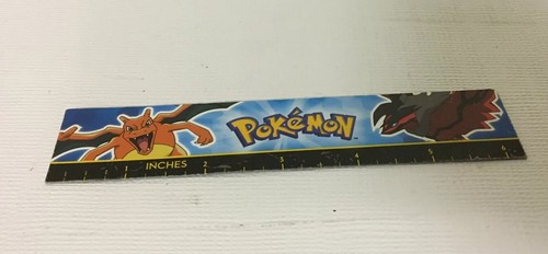 Pokemon 6” Ruler Yvelta Pikachu Meowth Charizard Centimeters Inches ...