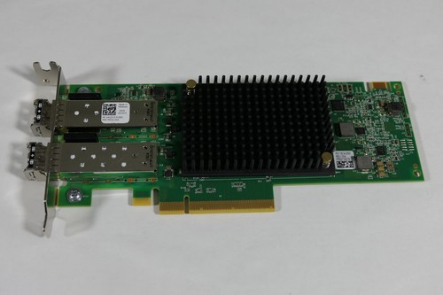 Dell Emulex LPE35002 Dual Port 32Gb HBA HH Bracket With SFPs 4VDY3 | eBay