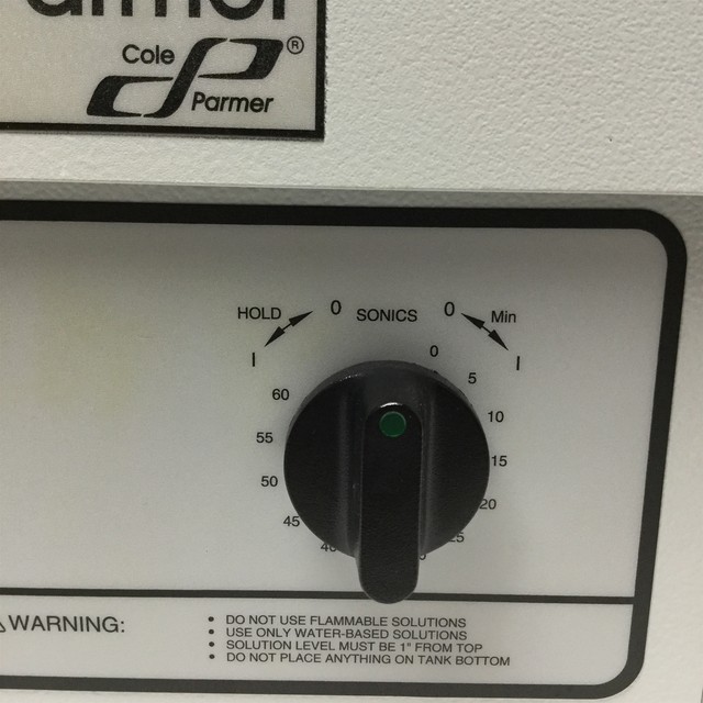 Cole Parmer 08895-18 Ultrasonic Cleaner Stainless Steel 1 Gal 60 Min ...