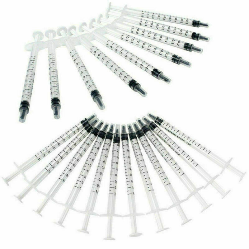 100x fine dosing syringes 1ml disposable syringes single-use syringes ...