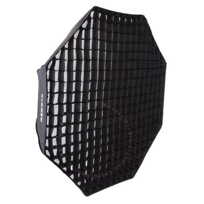 Bessel 150cm White Lined Octabox with 2 diffusers + 6cm Grid Bowens Fit ...