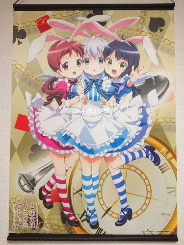 Is the order a rabbit? Gochiusa BIG Tapestry Chimametai Alice | eBay