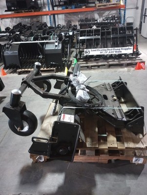 JENKINS 48" POWER RAKE W/HYDRAULIC ANGLE FITS TORO DINGO VERMEER BOXER ...