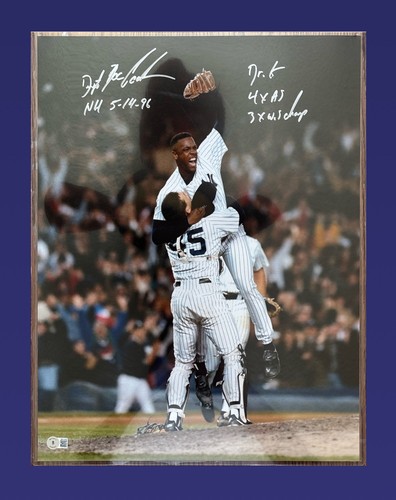 DWIGHT ‘DOC’ GOODEN Signed Picture 16x20 Inscribed ‘Dr. G 4x AS 3x WS ...