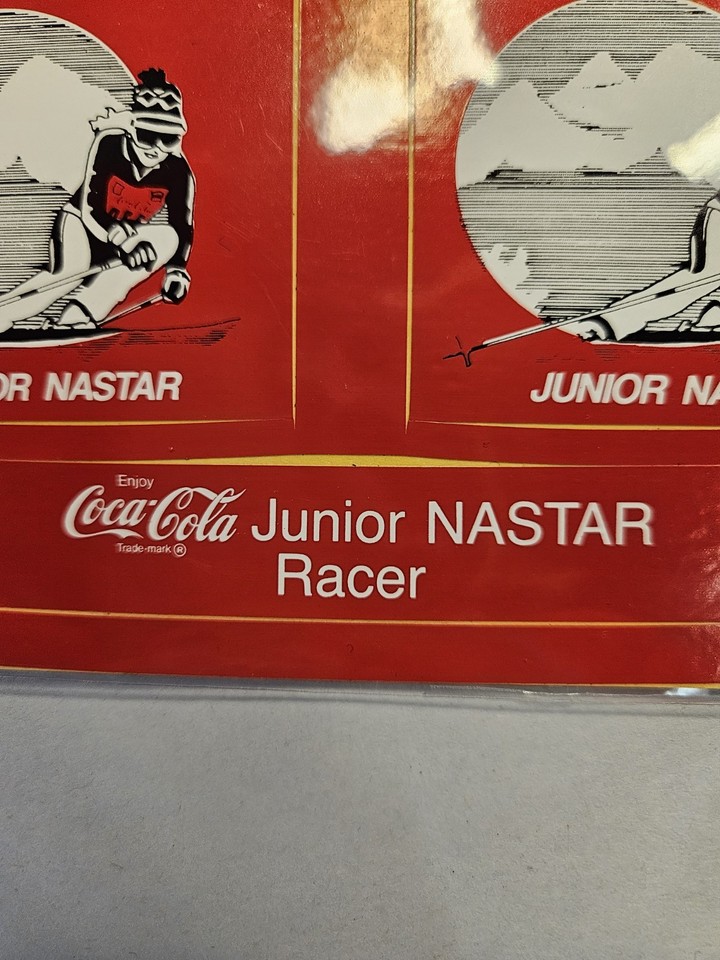 Coca Cola Coke Stickers For Your Skis Junior NASTAR racer Vintage New ...