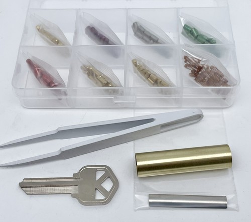 Keying Kit for KWIKSET Lock Cylinders; Includes Top/Bottom Pins ...