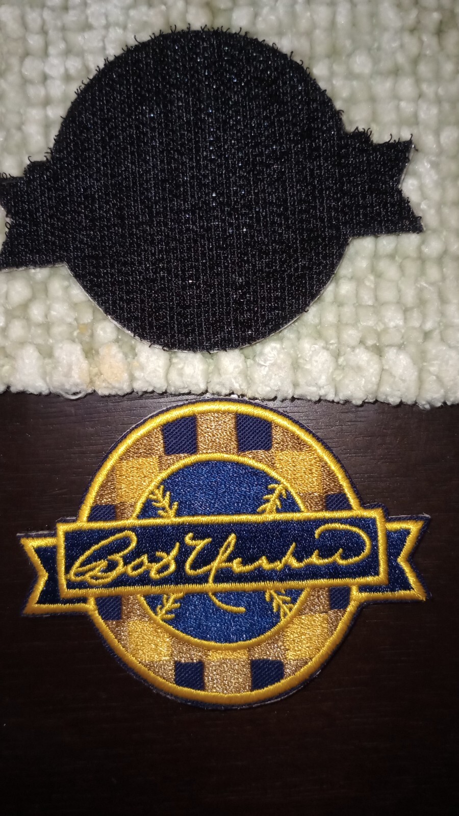 Milwaukee Brewers Bob Uecker Patch w/Hook N Loop back; help St. Jude's ...