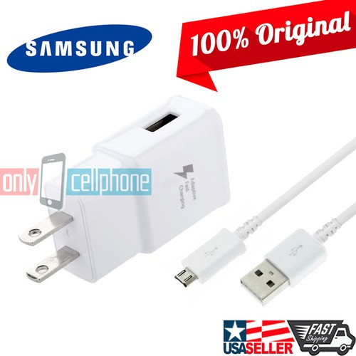 for Samsung Galaxy S7 S6 Edge Original Fast Wall Home Charger 5FT Data ...