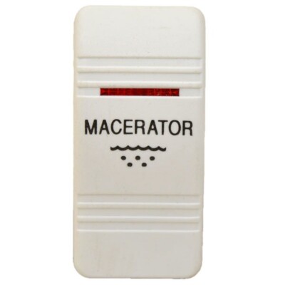 Carling Boat Rocker Switch Cover | Macerator Actuator White | eBay