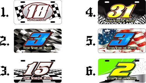 Racing Car Tags Decals Numbers Wraps Karts | eBay