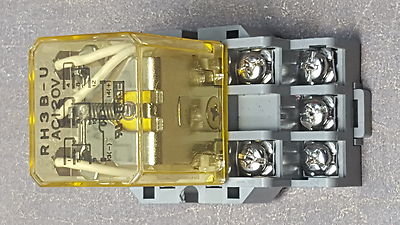 IDEC, RH3B-U AC120V Relay, 28Y20, 10A, 120VAC Coil, (with 10AMP, 300V ...