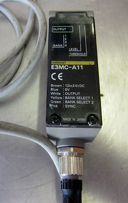 OMRON E3MC-A11 E3MCA11 RGB Color Sensor Used Take Out | eBay