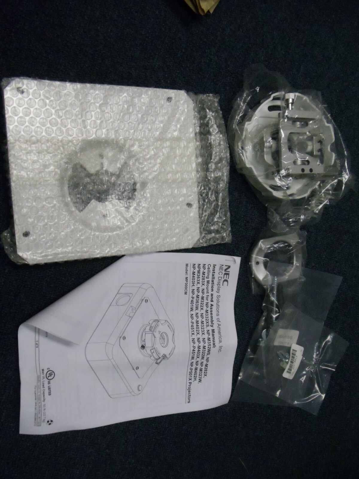 NEC MP300C. - Ceiling Mount for Select Projectors | eBay