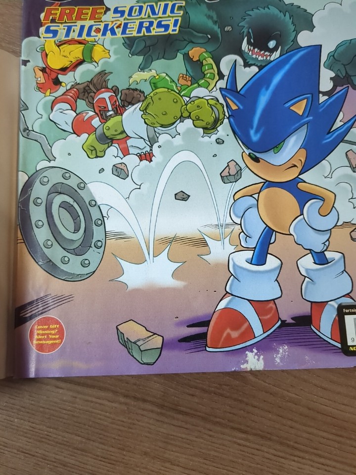 Fleetway UK Sonic The Hedgehog: Sonic the Comic #205 - Scarce w/ Gift Stickers! | eBay