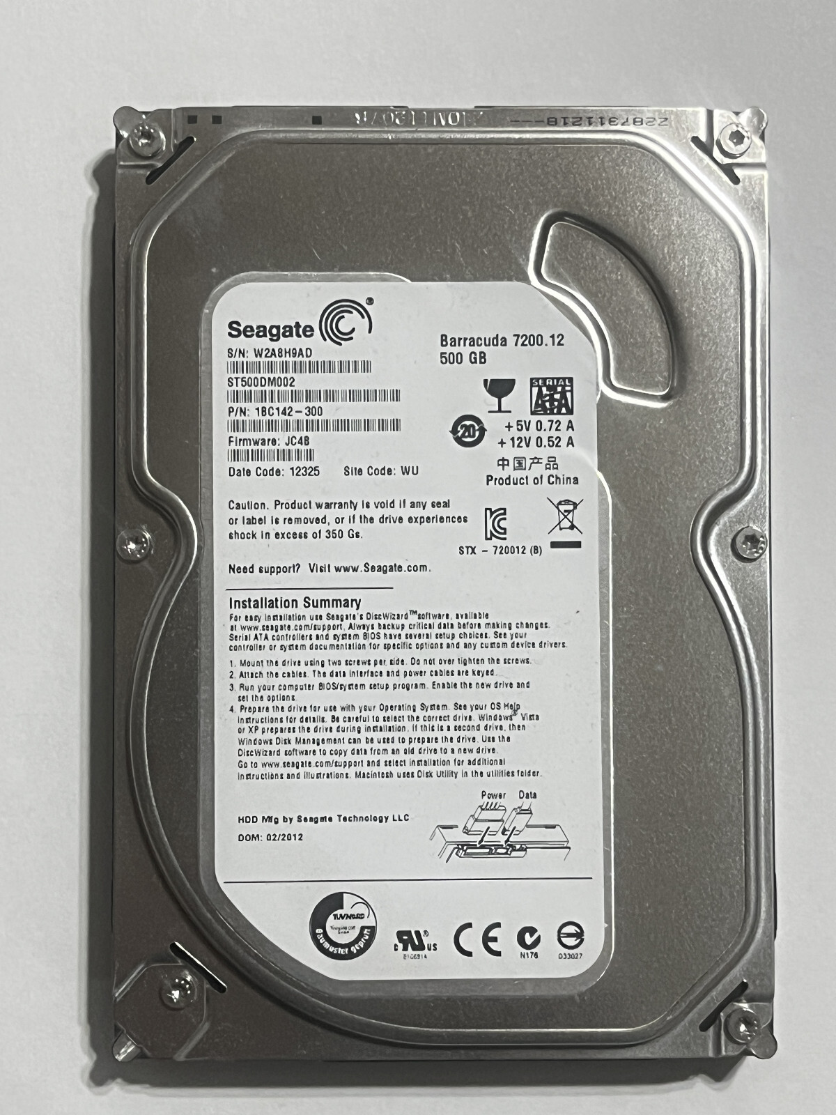 Seagate Barracuda 500 GB ST500DM002 1BC142-300 SATA III 3.5" 7200RPM | eBay