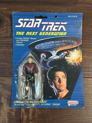 Star Trek Next Generation Commander William Riker Will 1988 Action ...