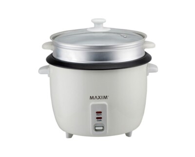 Maxim Automatic Rice Cooker Steamer Warmer 5 Cup 1 Lt Capacity Non ...