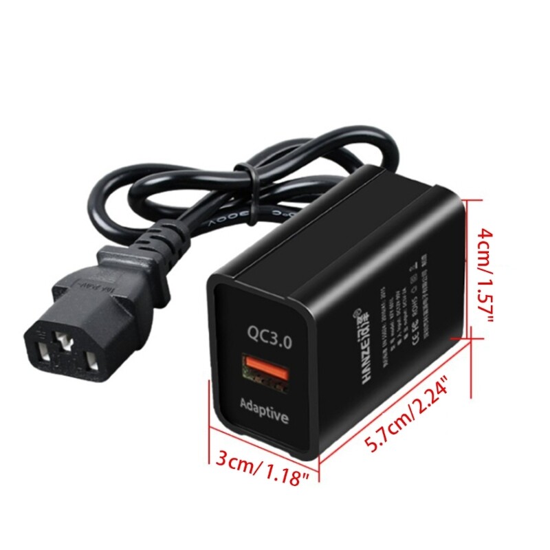 QC3.0 Fast Charge Electric Usb Charger Ports Power Adapter 36-150V ...