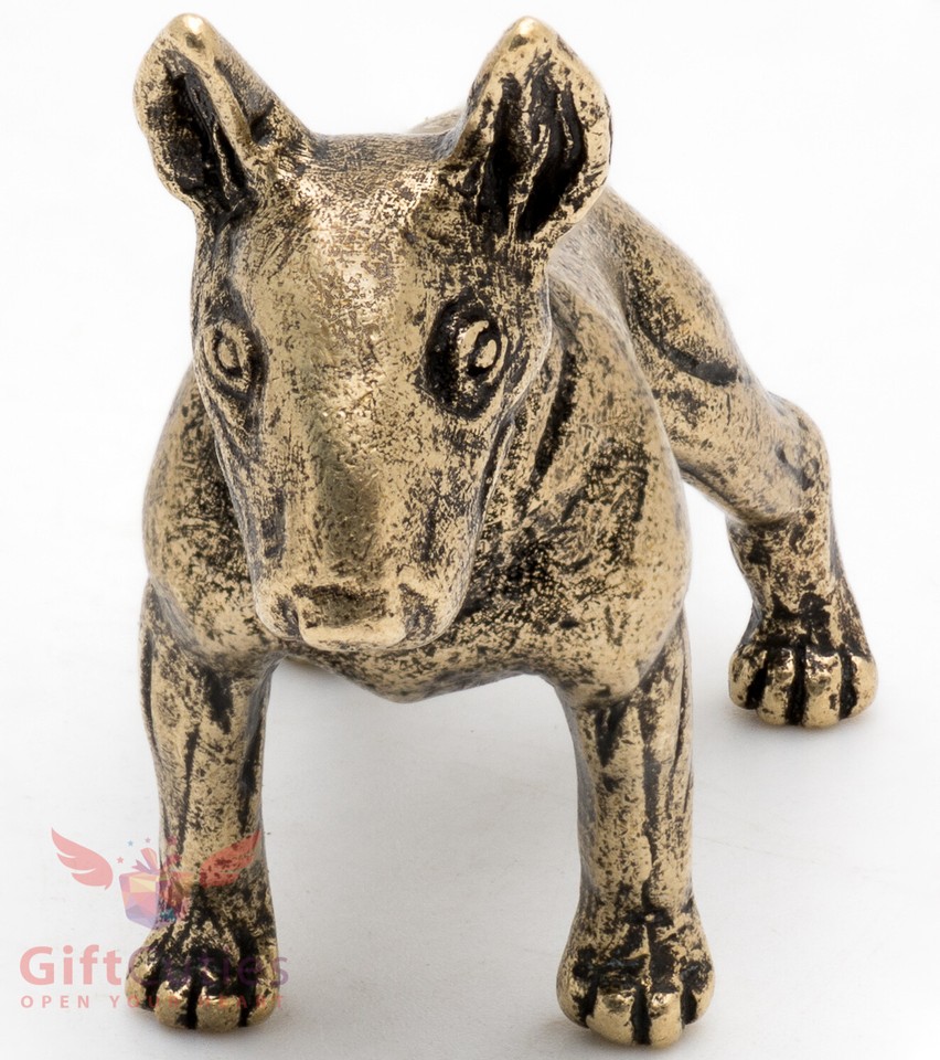 Bronze Figurine of Pit Bull Terrier dog | eBay