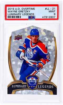 2015 Upper Deck Overtime Wayne Gretzky Luminary Legends #LL21 PSA 9 ...