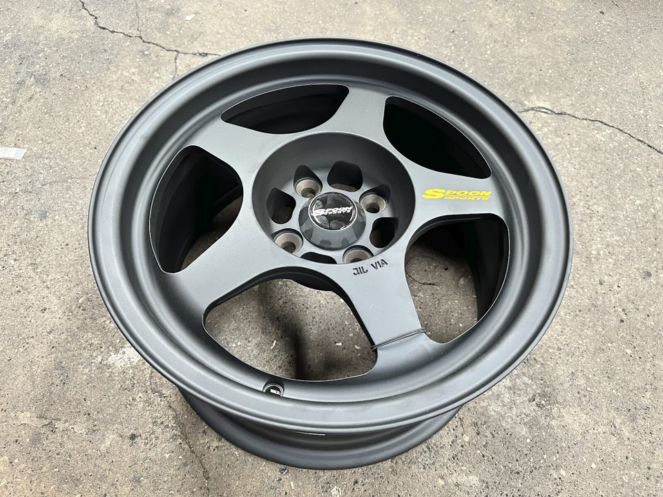 15x7.5 AOW SPOON Flow Formed (4 Wheel) 4x100 Honda Toyota Mazda Acura ...