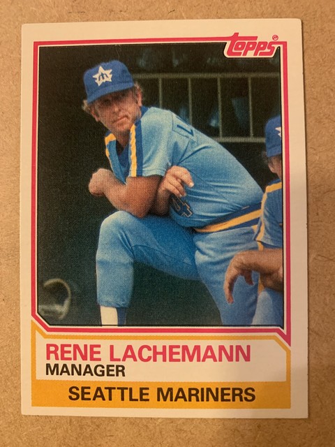 1983 Topps - #336 Rene Lachemann for sale online | eBay