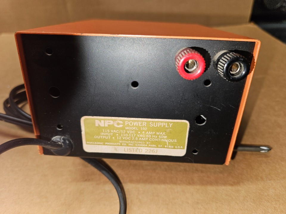 NPC 102 small 12VDC 4 amp Power Supply (Thomson-CSF) LOWERED PRICE | eBay