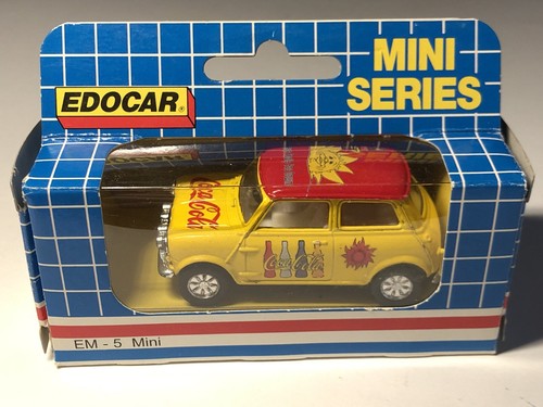 Vintage 3 INCH 1968 Mini Cooper Coca-Cola Edocar EM-5 1/64 Diecast Mint ...