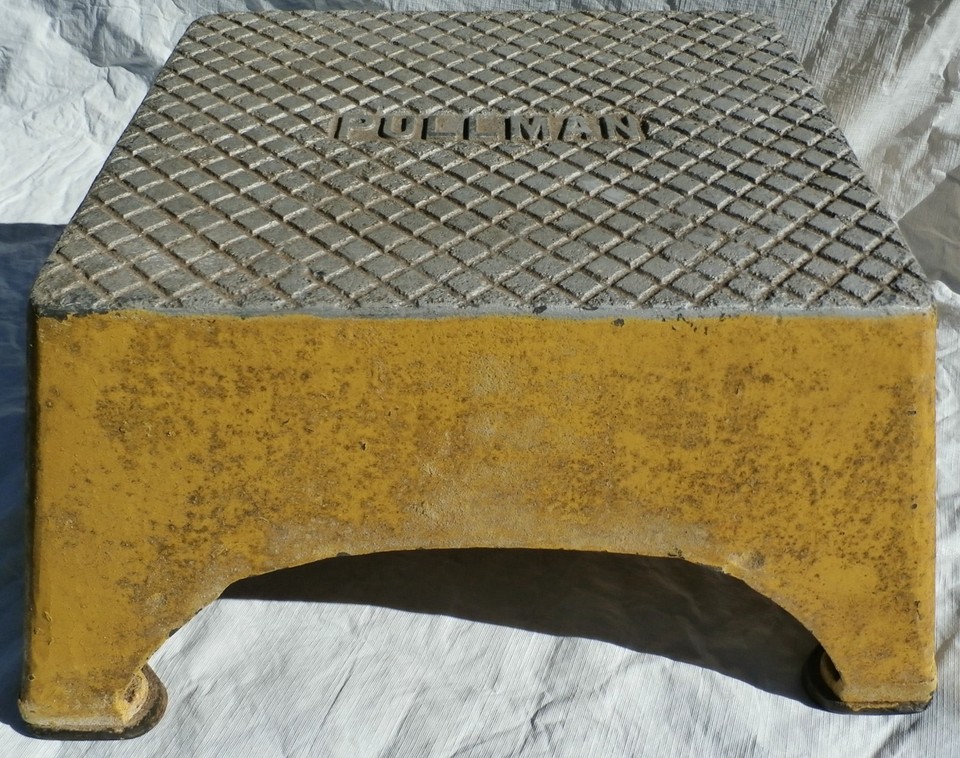 Vintage Original Pullman Railroad Passenger Car Boarding Step Box Stool ...