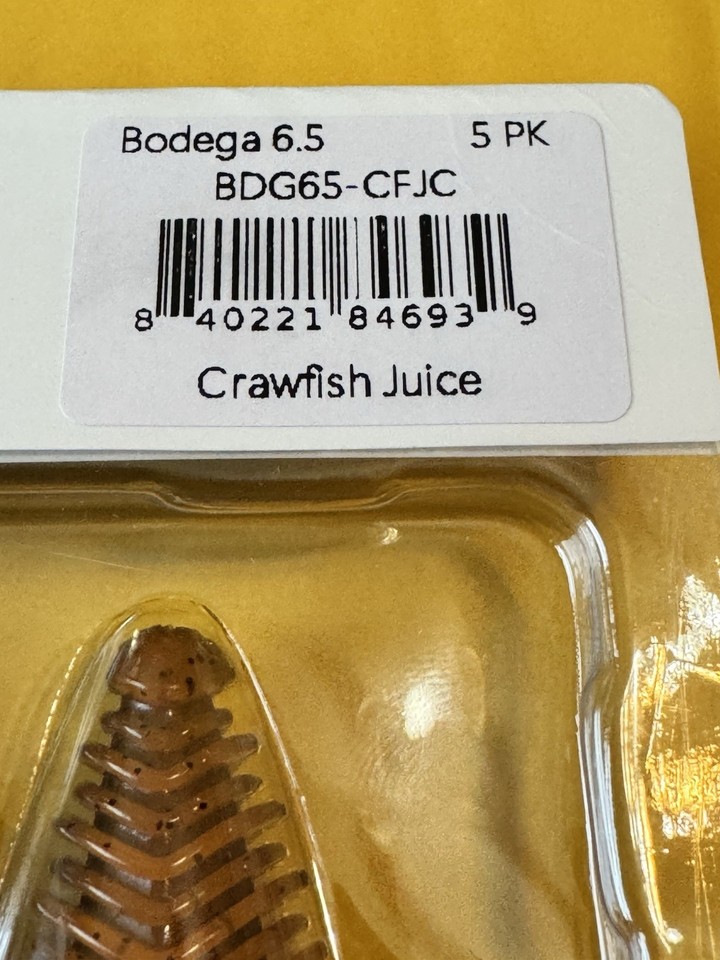 “All New” 6th Sense Bodega 6.5 Creature Swim Bait Crawfish Juice | eBay