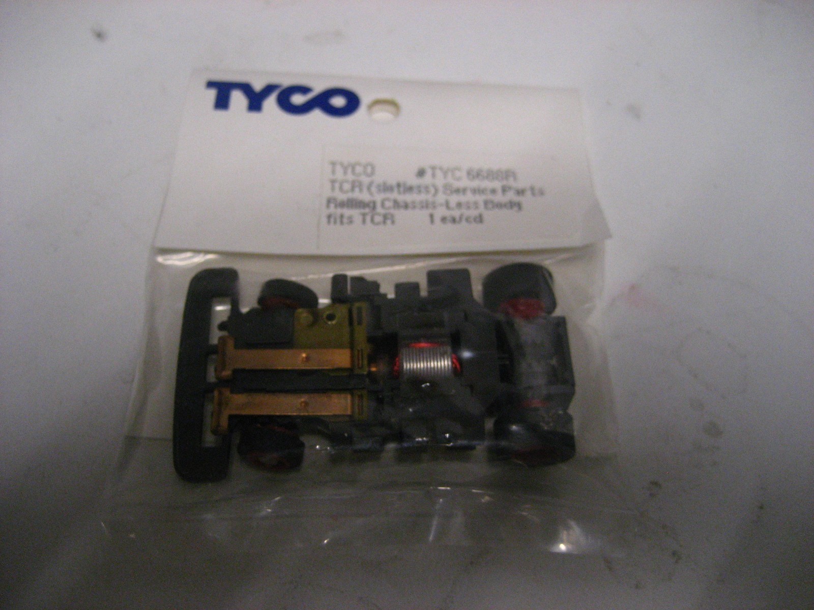 NEW TYCO TCR Chassis with red wheels still sealed | eBay