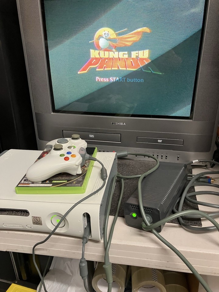 Xbox 360 Opus Console 60 GB Original Box Kung Fu Panda Indiana Jones | eBay