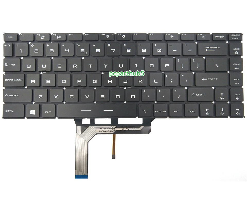 New MSI Modern 14 A10RB Modern 14 A10M 14 A10RAS MS-14B3 Keyboard US ...
