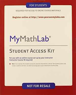 MyLab Math -- Valuepack Access - Printed Access Code, by David C. Lay ...