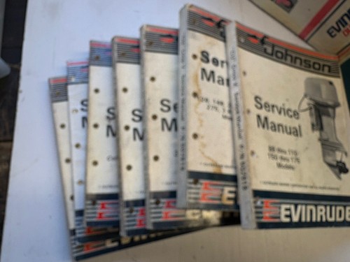 OMC Johnson Evinrude CU JR. 8HP 30-75HP LOOP V & CROOS V 507614-507619 ...