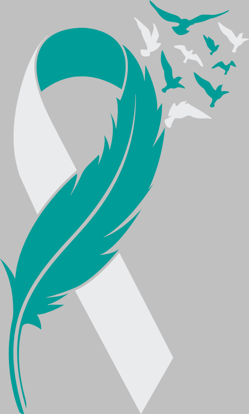 Various Cancer Ribbons Feather Ribbon Doves All Types of Cancer Ribbons ...