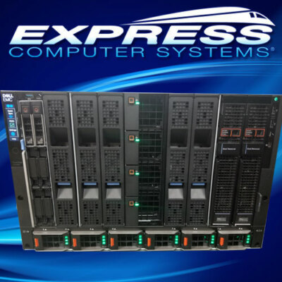 Dell MX7000 Chassis, 1x MX9116n Switch, 1x MX7116n, 1x MX740c 2x Gold ...