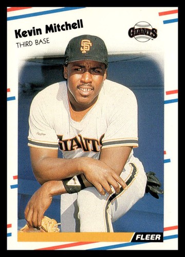 1988 Fleer #92 Kevin Mitchell San Francisco Giants Baseball Card | eBay
