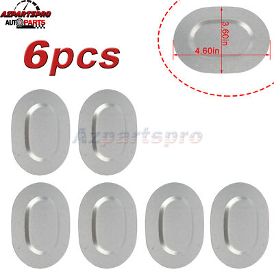 Floor Pan Drain Plugs set 6pc Oval Galvanized Zinc Plated plug trunk | eBay