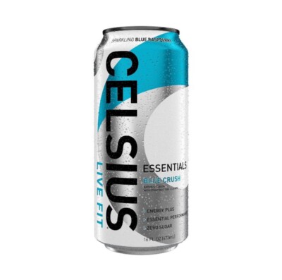 🟢 New Celsius Live Fit Sparkling Blue Raspberry Energy Drink 16fl (1 ...