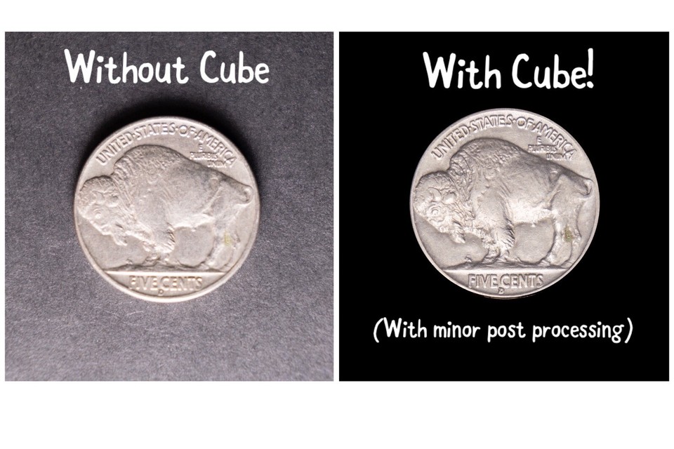 THE AXIAL / COAXIAL LIGHTING CUBE for COIN PHOTOGRAPHY - See ...