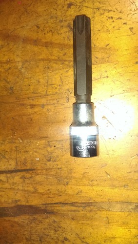 Long T55 1/2" drive 100mm Torque Torx socket Bit. Jetech CrV | eBay ...