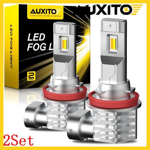 H11 White Yellow LED Fog Light BulbDual Color Switchback Bright DRL ...