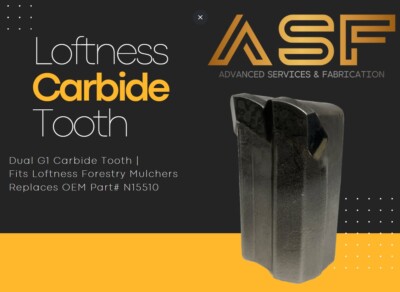 Loftness Forestry Mulcher Dual Carbide Tooth Replacement for OEM N15510 ...