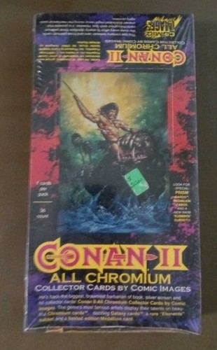 Conan II All Chromium Trading Card Box 1994 Factory Sealed 36 Packs | eBay